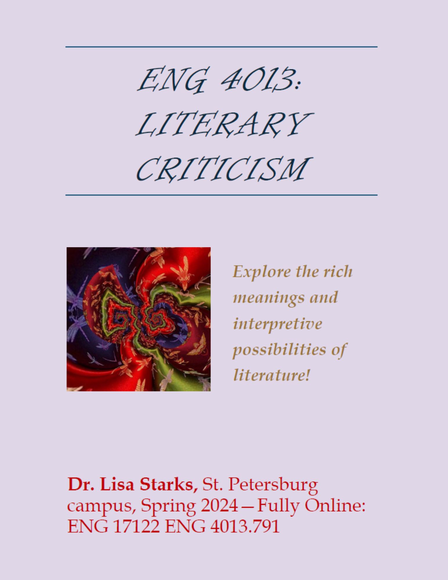 Courses | USF English | Undergraduate | University of South Florida