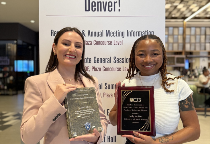 CBCS faculty and students honored at ACJS 2025 conference