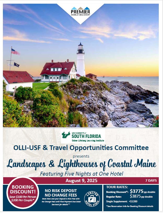 OLLI-USF Trips & Travel | Day Excursions for OLLI Members and Guests ...