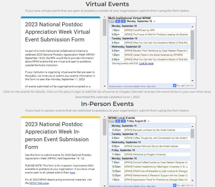 National Postdoc Appreciation Week | Professional & Career Development | Office of Postdoctoral ...