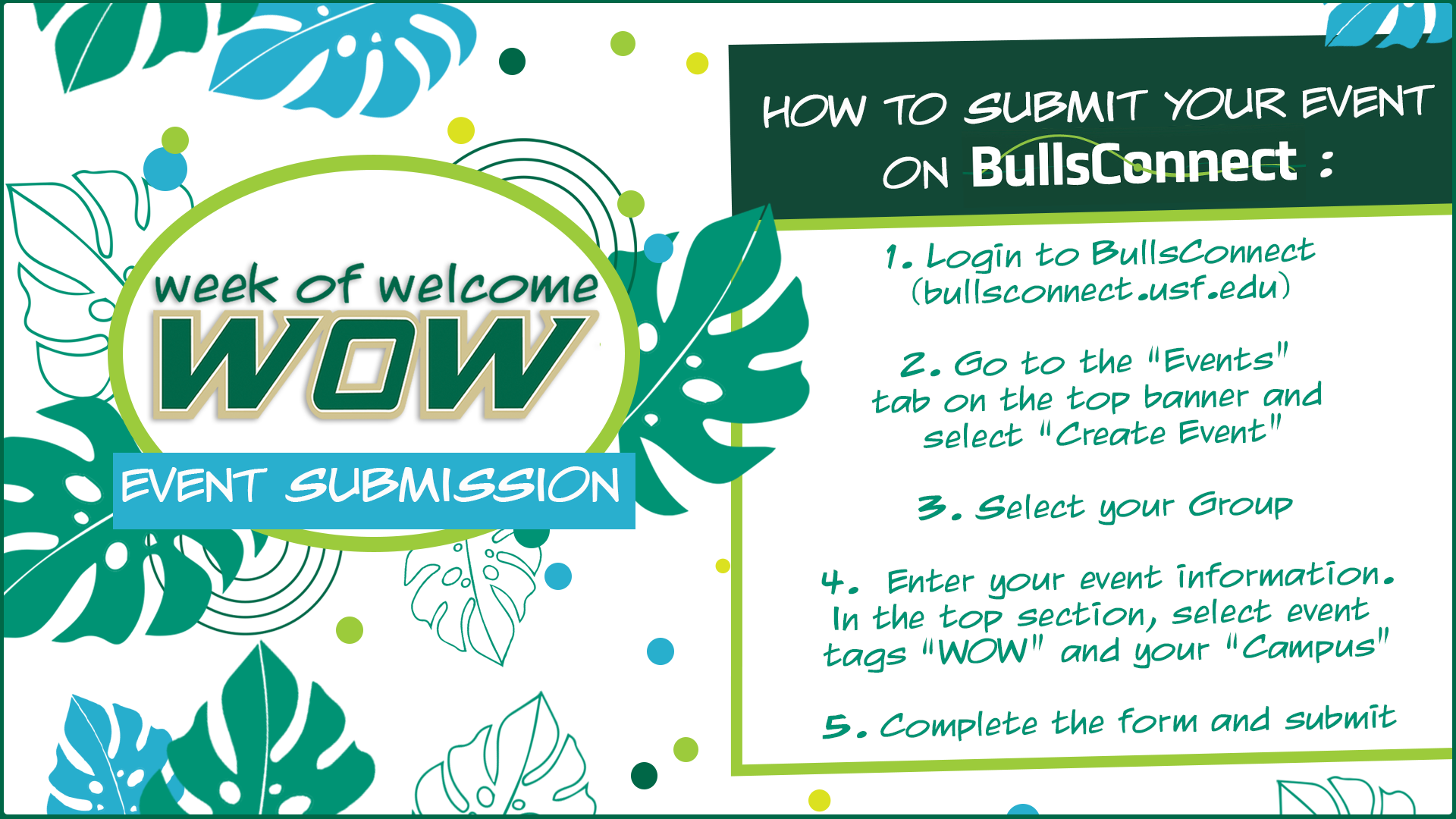 Week of Welcome Event Submission